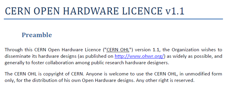 Für Forscher und Designer: Open Hardware Licence des CERN